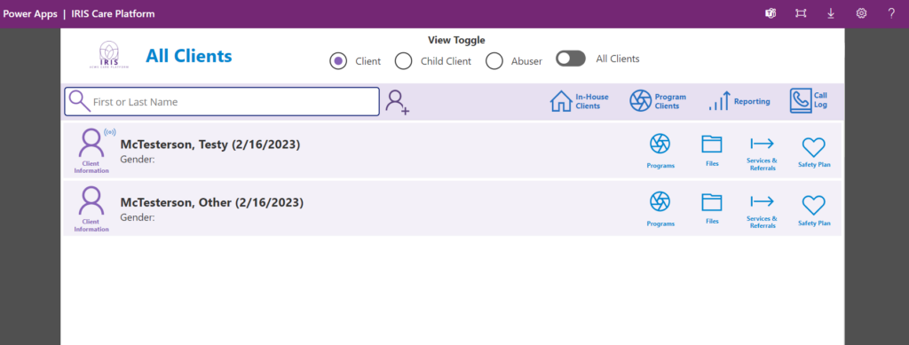 Iris: ACWS Care Platform - Alberta Council of Women’s Shelters